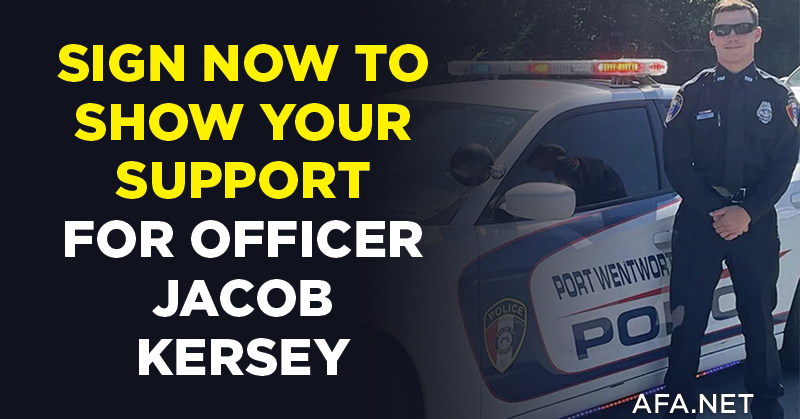 AFA.net - Say Thanks! Sign this letter of support to police officer ...