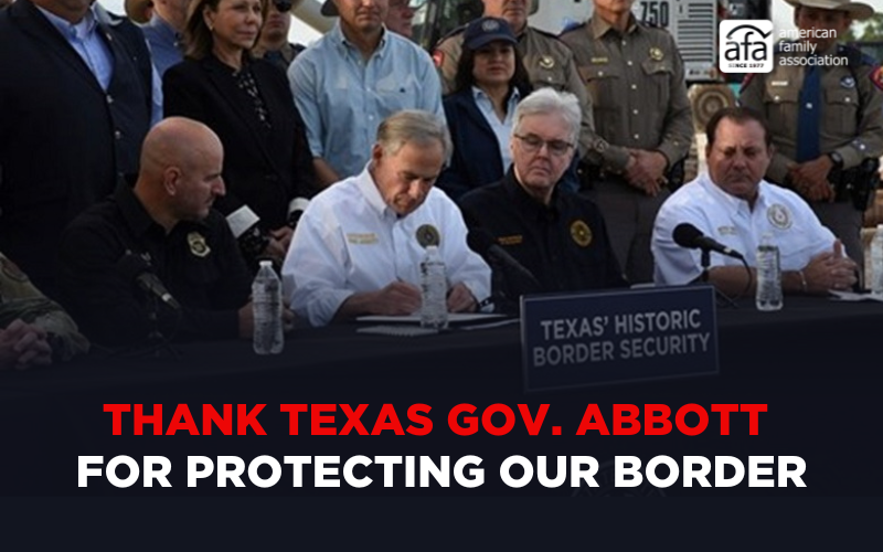 Thank Texas Gov Abbott For Protecting Our Border